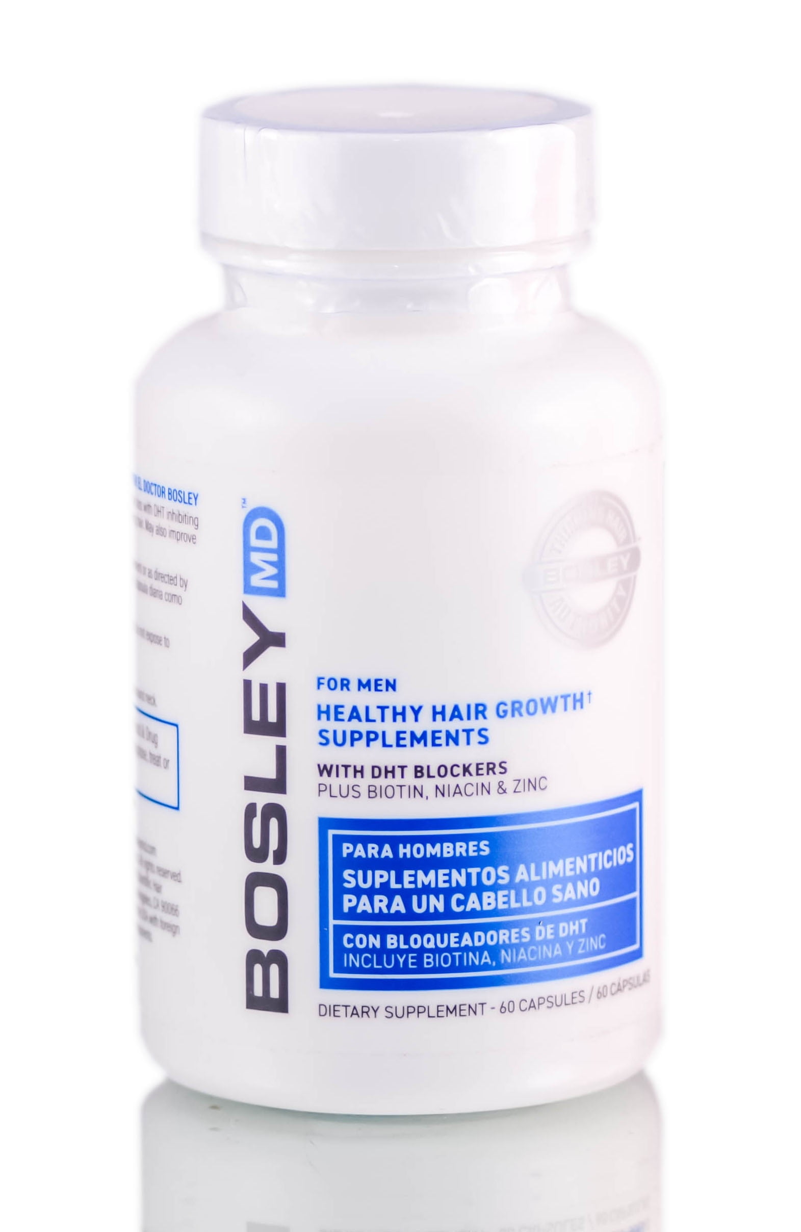 Bosley MD Healthy Men Hair Growth Supplements - 60 Caps - Walmart.com