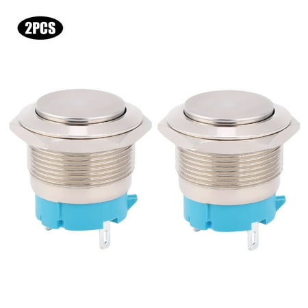 Metal Push Button Switch, Waterproof 2 Pins Push Button Switch ...