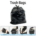 O2frepak 4 Gallon Flat Black Garbage Bags, Small Kitchen Garbage Bags ...