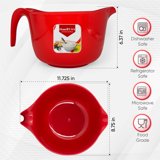 Walmart's Kitchen Prep Set: 2 Large Mixing Bowls with Handles & Pour ...
