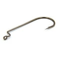 Ozark Trail High Carbon Steel Worm Hook Size 3/0, Sharp Barbed Fishing ...