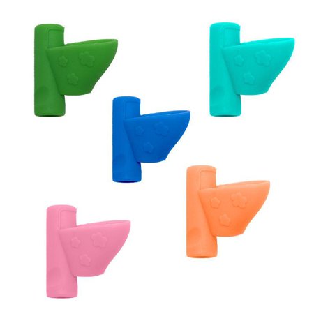 5 Pieces Pencil Grips, Handwriting Correction Device, Pencil Grip Aid ...