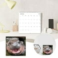 2025 Funny Hippo Calendar,Pygmy Hippo 2025 Wall Calendar,12 Month ...