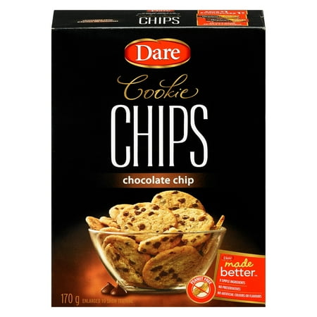 Dare Cookie Chips, Chocolate Chip, 170g, bag - Walmart.ca