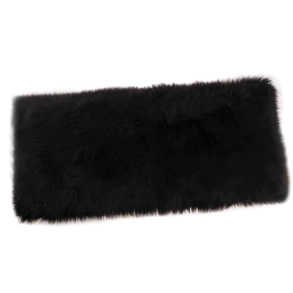 Click here for Dolity Black Soft Faux Anti-Skid Shaggy Area Rug Y... prices