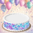 3 pcs Colorful Glitter Confetti Cake Strips Edible birthday cake strips ...