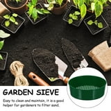Worgeous 5 Pcs Plastic Mesh Sieve Durable Reusable Dirt Sifting Screen ...