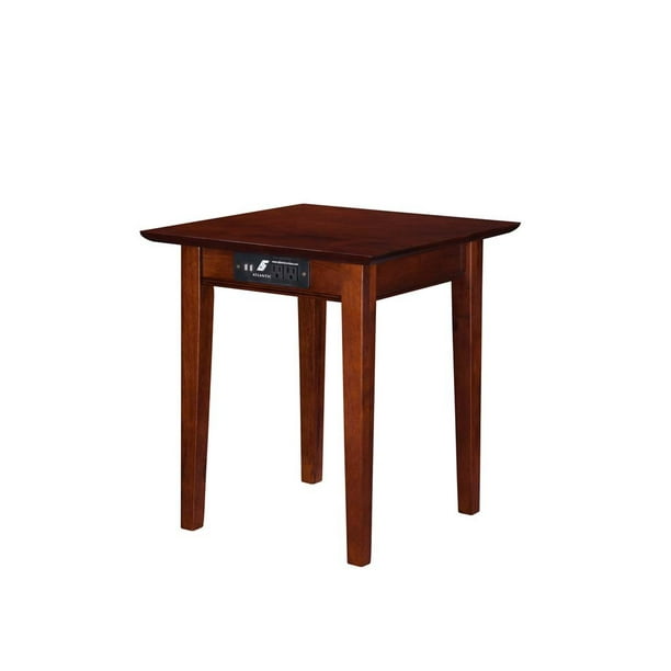 Mesa auxiliar Atlantic Furniture Shaker con estación de carga | Bodega Aurrera en línea