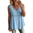 Cilsoka Womens Tank Tops 2026 Boho Fashion Clothing V Neck Cotton Linen ...