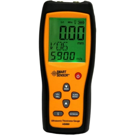 Professional Ultrasonic Thickness Gauge Digital Sheet Metal Measuring ...