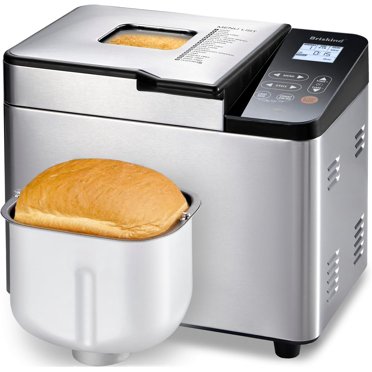 Breadman 2.5lb. Bakery Pro Bread Machine, Black/Stainless Steel ...
