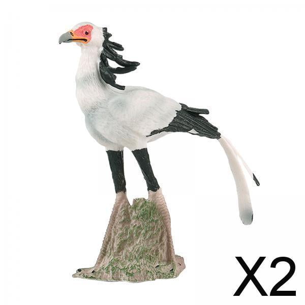Click here for Runquan 2xlifelike Secretary Bird Figures For Kids... prices