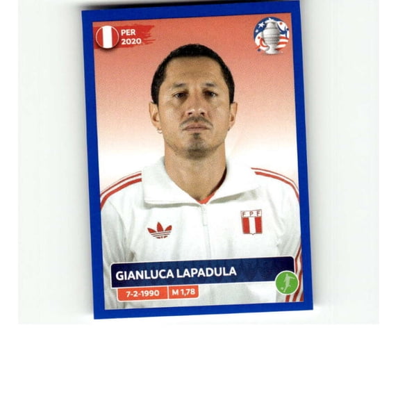 2024 Panini CONMEBOL Copa America Blue #PER19 Gianluca Lapadula Peru ...
