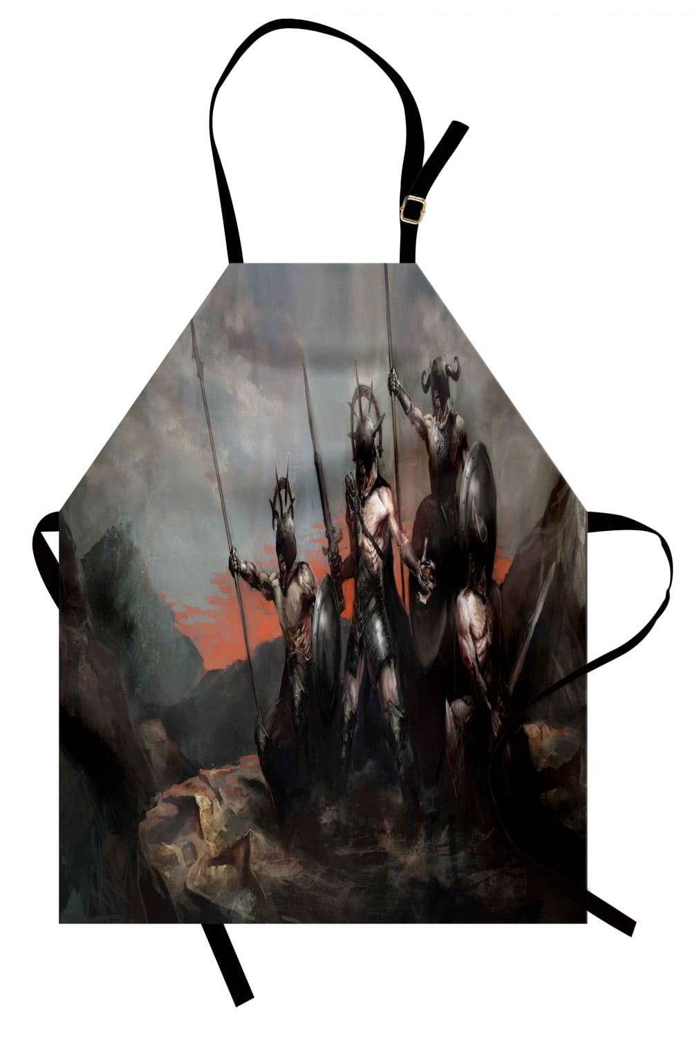 Fantasy World Apron Fantasy Fiction Themed Illustration in an Alien ...