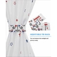 4th of July Blackout Door Curtains for French, Glass,Front, Back, Patio ...