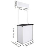 InstaHibit Popup Promotional Counter Table Booth Portable Demo Display ...