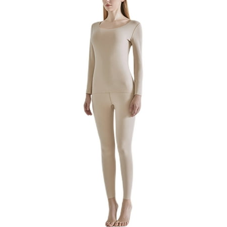 LUXUR Men Long Sleeve Johns Set Ultra Soft Base Layer Top And Bottom ...