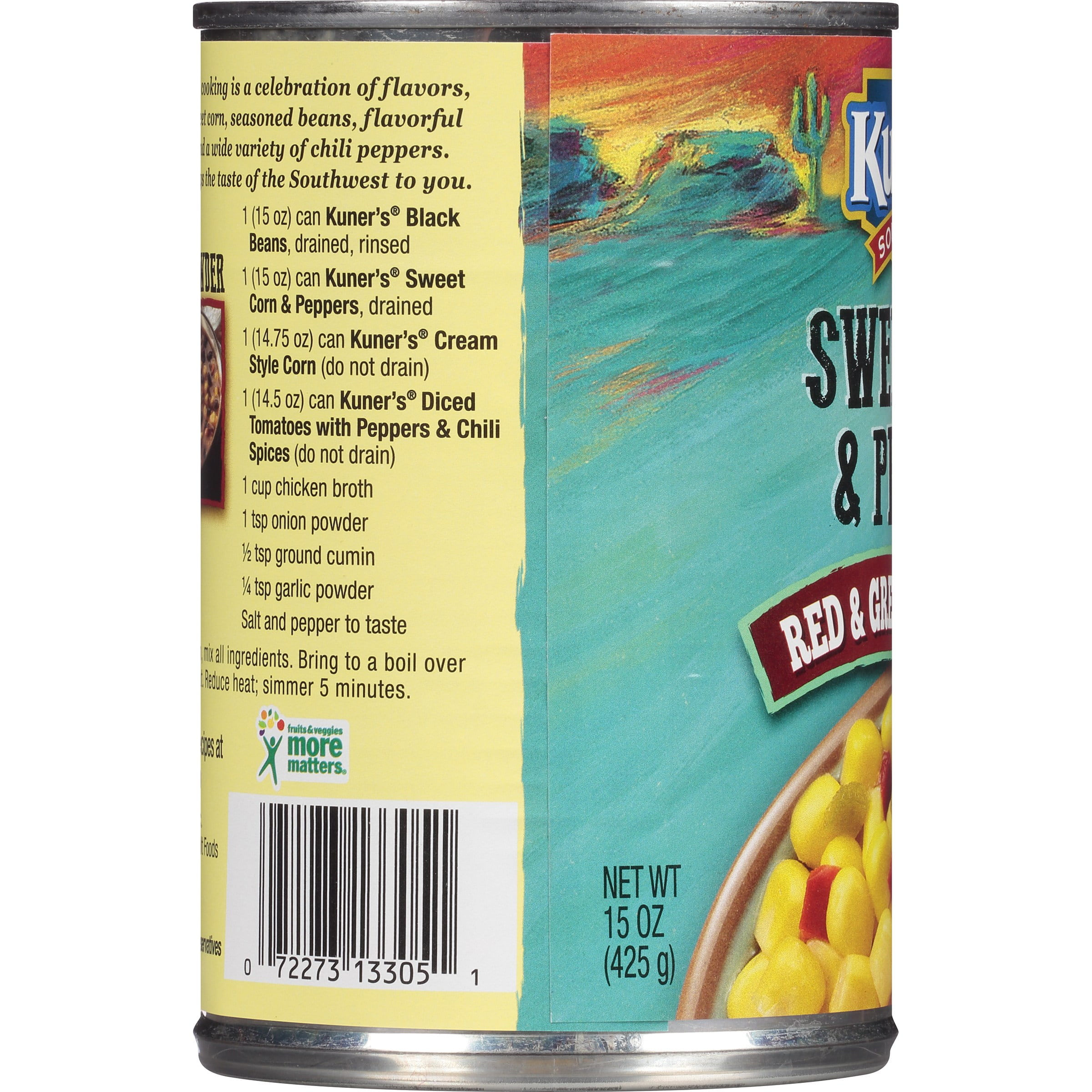 Buy Kuner's Southwest Corn with Red and Green Peppers, 15 oz, Can ...