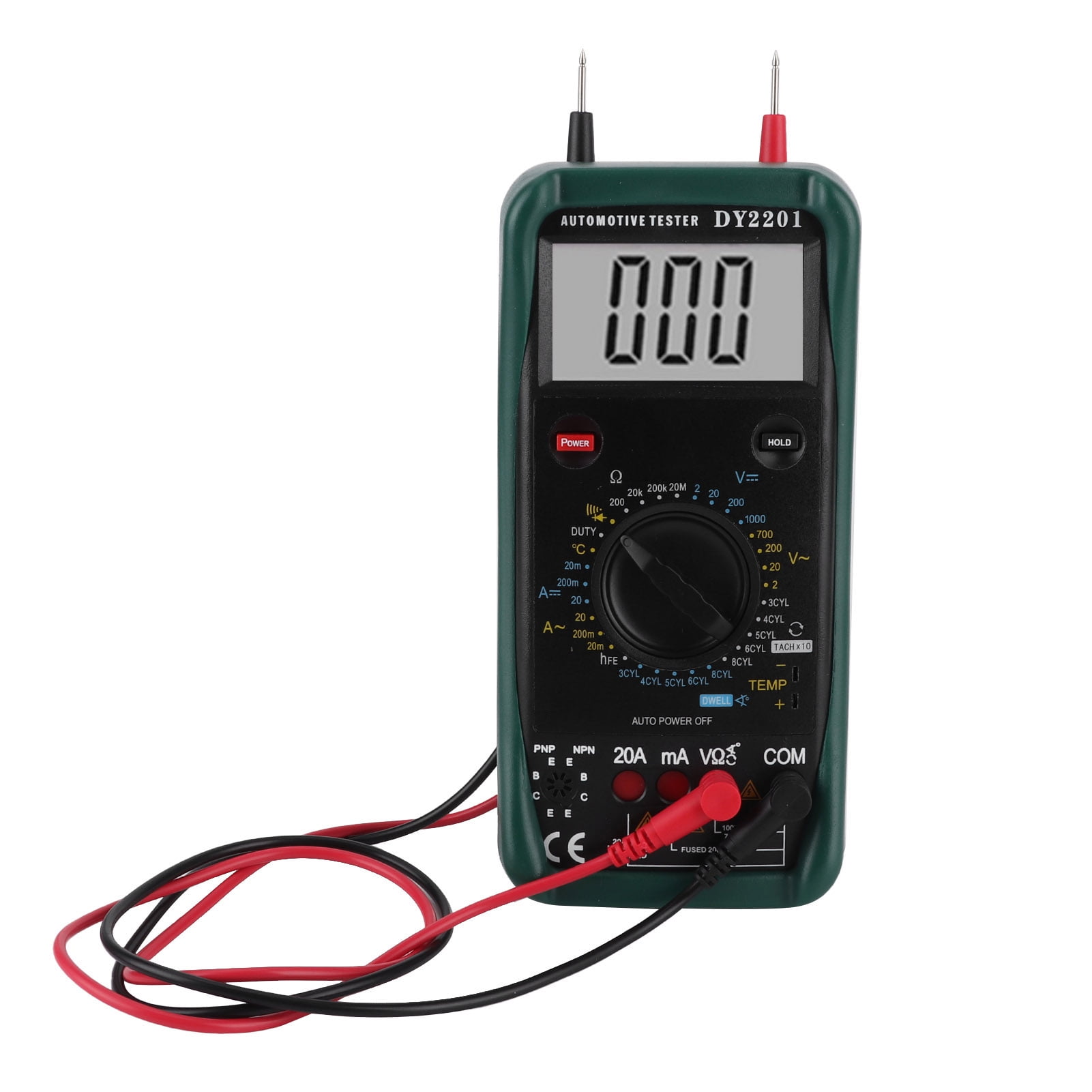 Multímetro Digital ANGGREK para automóvil AC/DC medición de voltaje y ...