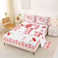 Catabedysis Personalized Cherry Gifts Queen Sheets,Initial Alphabet G ...