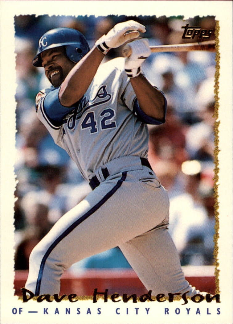 1995 Topps #276 Dave Henderson MLB Baseball Trading Card - Walmart.com