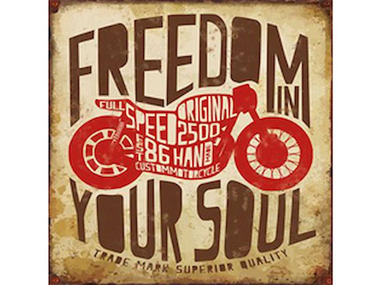 "Freedom" Metal Sign - Walmart.com