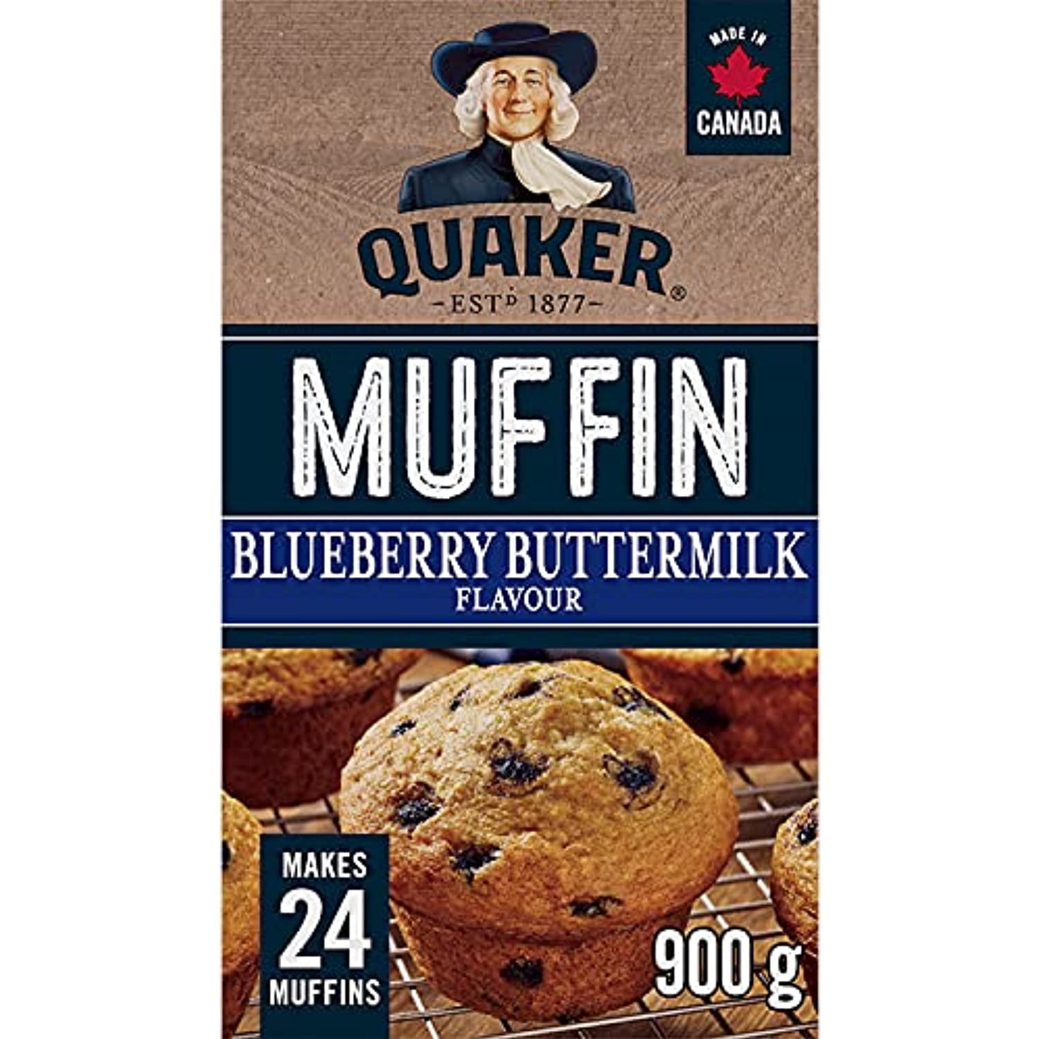 Quaker Muffin Mix Blueberry 900 Grams 24 Muffins Imported From Canada ...