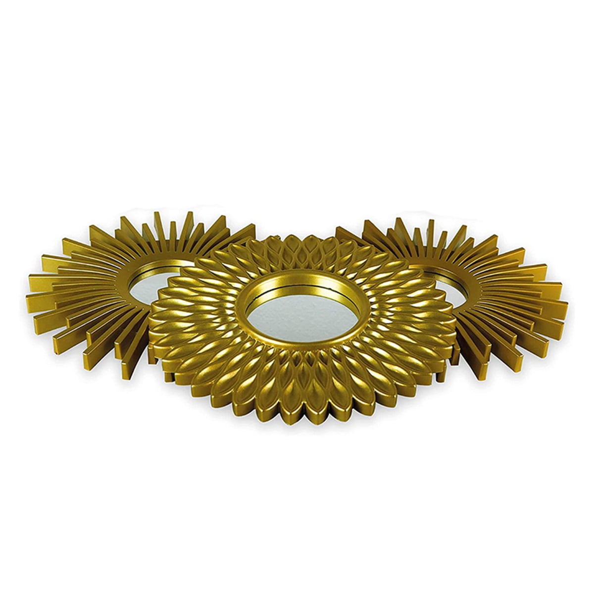 Click here for Unbranded Gold Mirrors For Wall Pack Of 3 - Wall M... prices