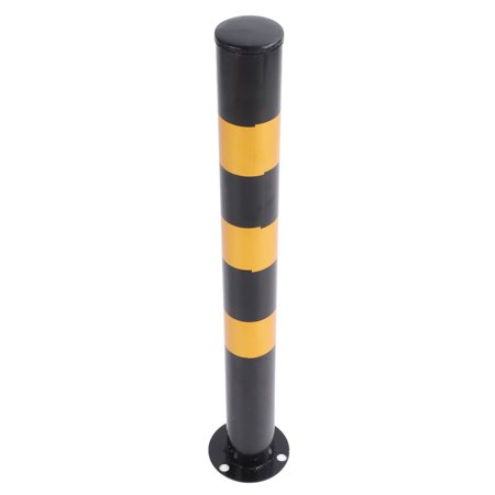 Bollard, 29.5inch Height Bollard Post, 3 Inch Diameter Steel Pipe ...