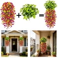 Artificial Hanging Fake Garland for Wall Decor Faux Vines Set with Silk ...