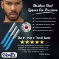 Vertex Beard Shaping Razor, Lightweight Japanese Stainless Steel ...