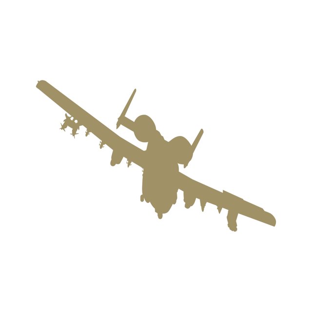 A-10 Thunderbolt II Sticker Decal Die Cut - Self Adhesive Vinyl ...