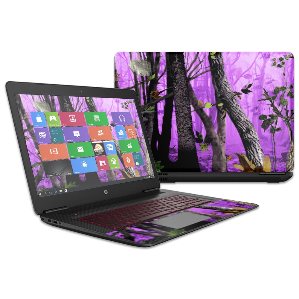 Skin Decal Wrap Compatible With HP OMEN Laptop 17t (2016) Purple Tree ...