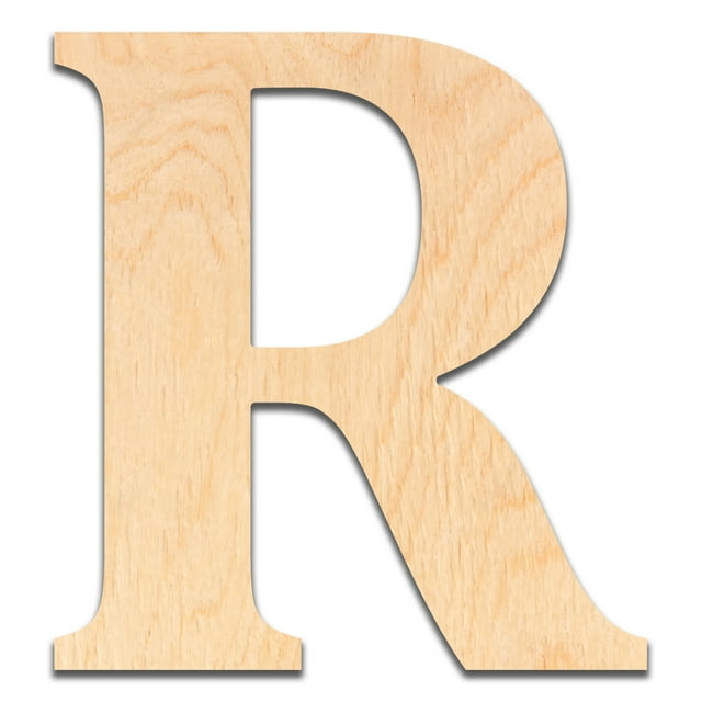 4 Inch Wooden Letter R Ready for Painting or Decorating - Walmart.com