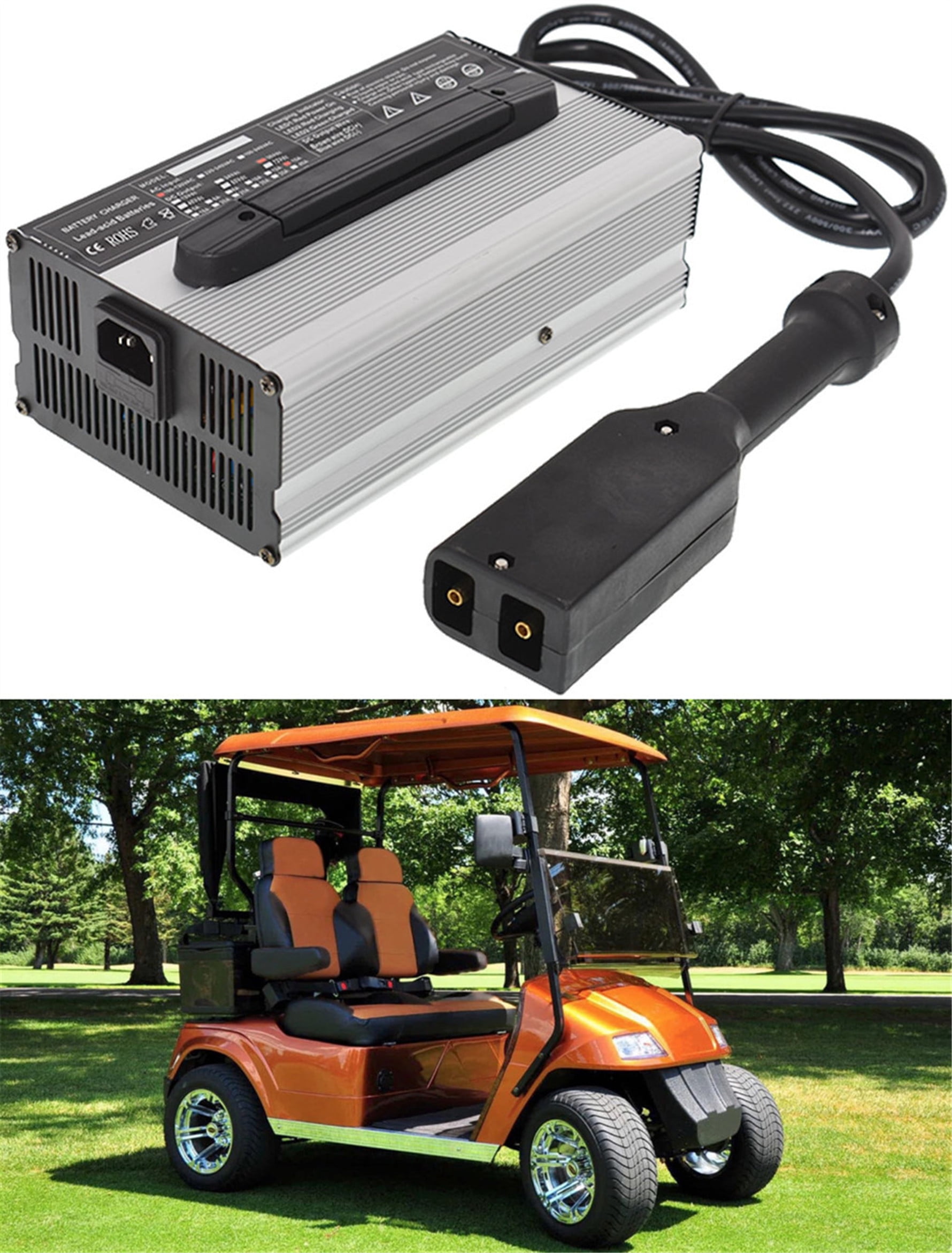 PET-U 36 Volt 15 Amp Battery Charger For EZ-GO EZGO TXT 96 Up Golf Cart ...