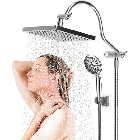 Hantdan 8 Inch Thickness Metal Rainfall Shower Head/Handheld Showerhead ...