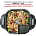 The Rock Electric Skillet - 12" x 12" - Rock.Tec Non-Stick Cooking ...