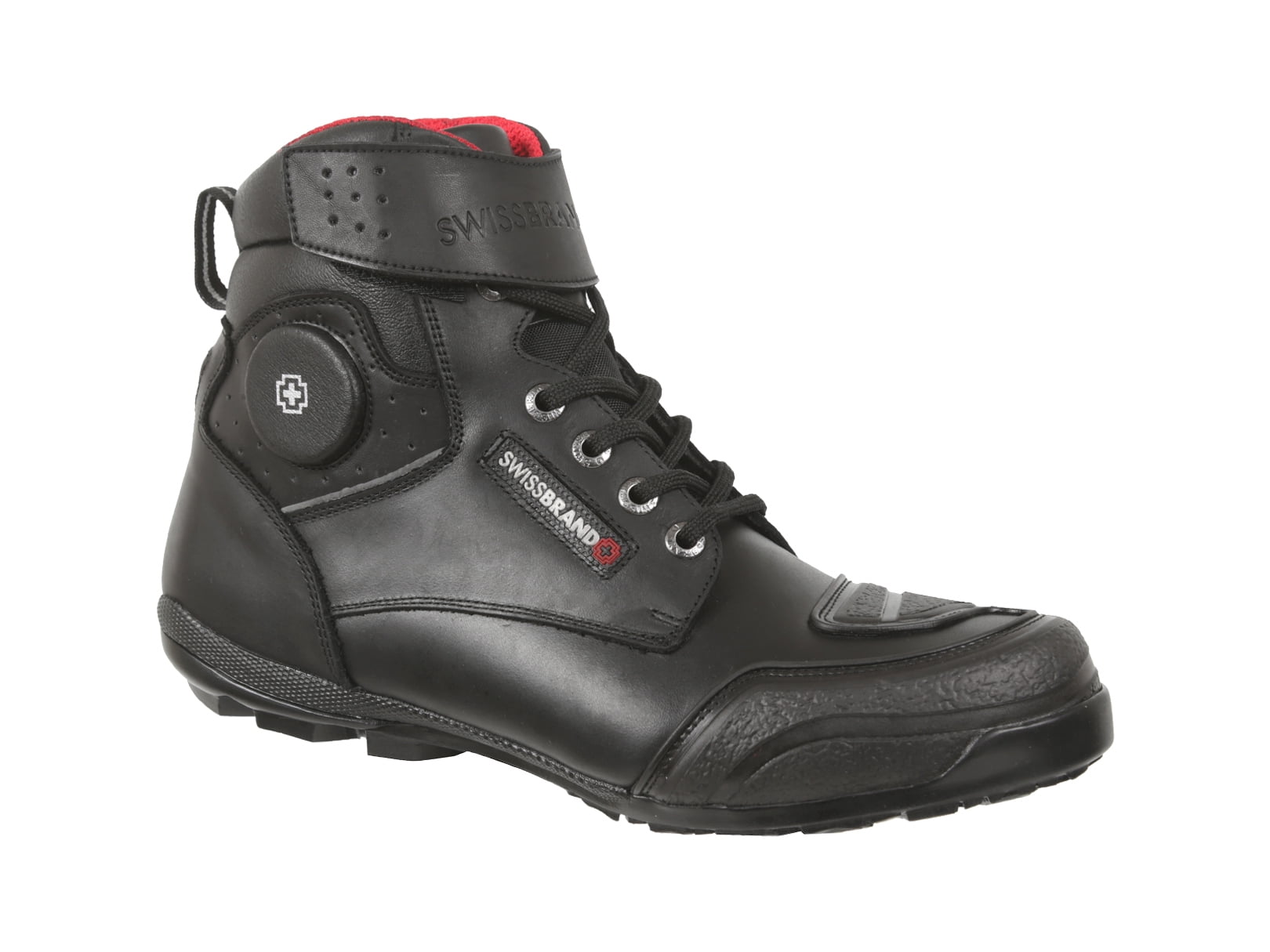 Bota Urbana Para Motociclista Swissbrand Monthey 740 Negro | Bodega ...