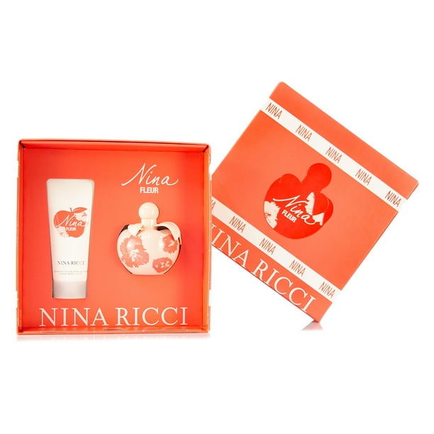 Set de Perfume para Dama Nina Ricci Nina Fleur EDT 80ml + Body Lotion ...