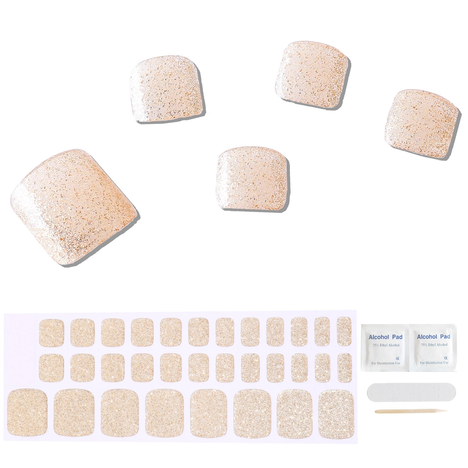 Toenail stickers nail decoration semi-cured gel nail stickers toe nails ...