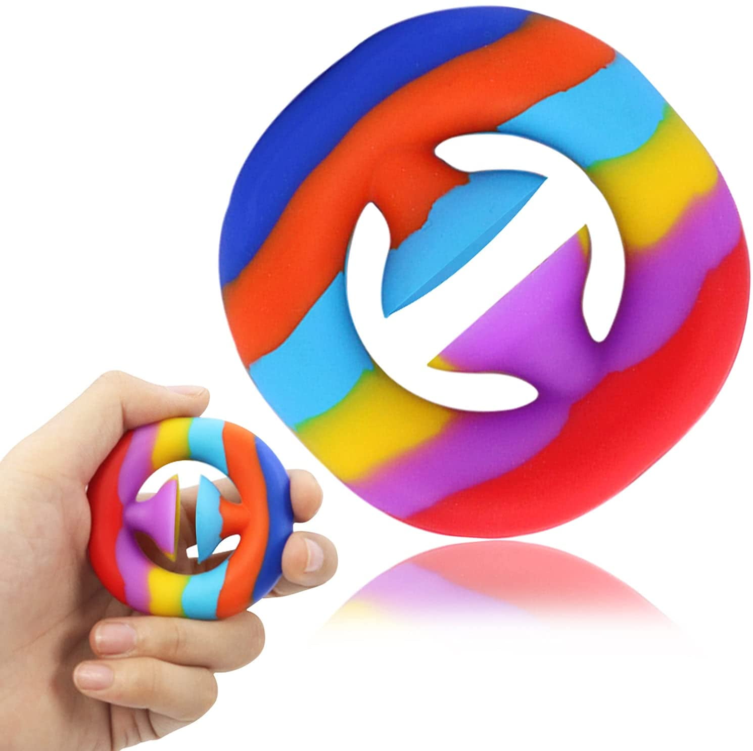 Silicone Decompression Toy Grip Toy Handheld Sensory Fidget Toy Adhs ...