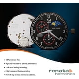 Renata 321 SR616SW Batteries - 1.55V Silver Oxide 321 Watch Battery (2 ...