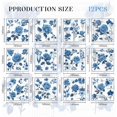1Set 12 Sheets 12 Style PVC Stickers Heat Transfer Film for Window ...