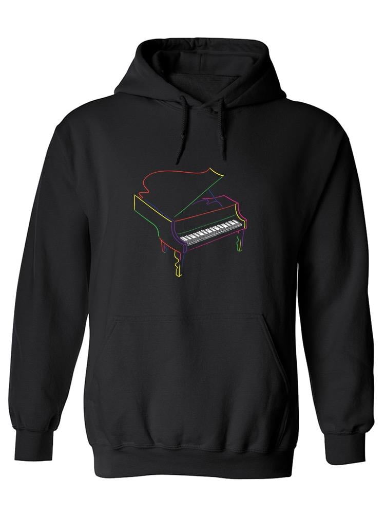 Classical Piano Hoodie Men -SPIdeals Designs, Male XX-Large - Walmart.com