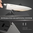 14-Piece Knife Set with Block and Built-in Sharpener, Professional Full ...