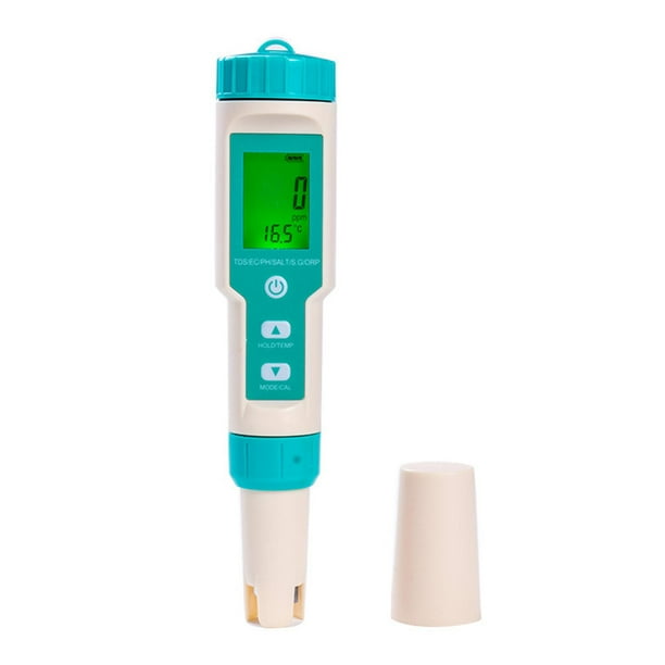 PH Meter, 7-in-1 PH/TDS/EC/ORP/S.G/Salinity/Temp Meter with ATC, 0.01 ...
