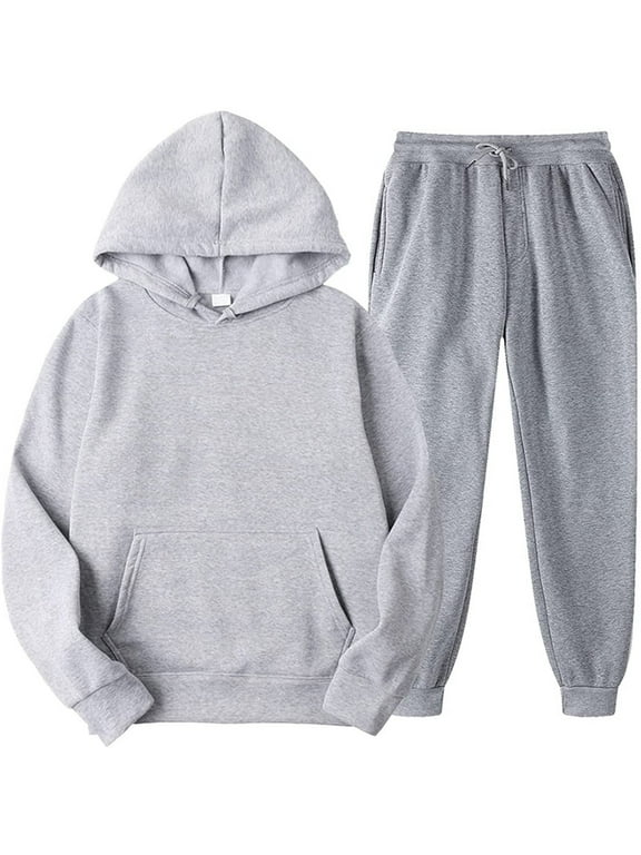 hotojiny Women Jogger Outfit Matching Sweat Suits Long Sleeve Hooded ...