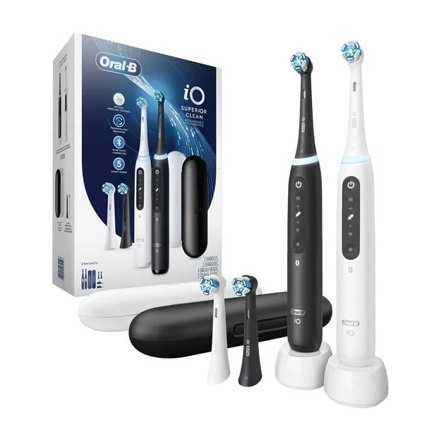 Oral B Io Series 5 Rechargeable Toothbrush Dual Pack