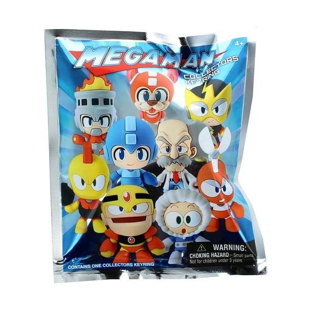 Mega Man - Mega Man 3D Foam Figure Keychain - One Random - Walmart.com ...