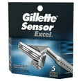 Gillette Sensor Excel Men's Razor Blade Cartridges - Comfortable Twin ...